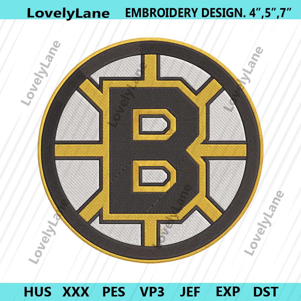 Boston Bruins Logo NHL Embroidery Design, Boston Bruins Embr | Inspire ...