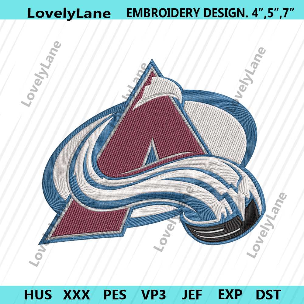 Colorado Avalanche Logo NHL Embroidery Design, Colorado Aval | Inspire ...
