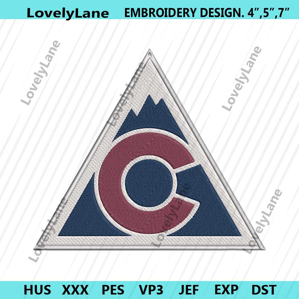 Colorado Avalanche Logo NHL Embroidery, Colorado Avalanche E | Inspire ...