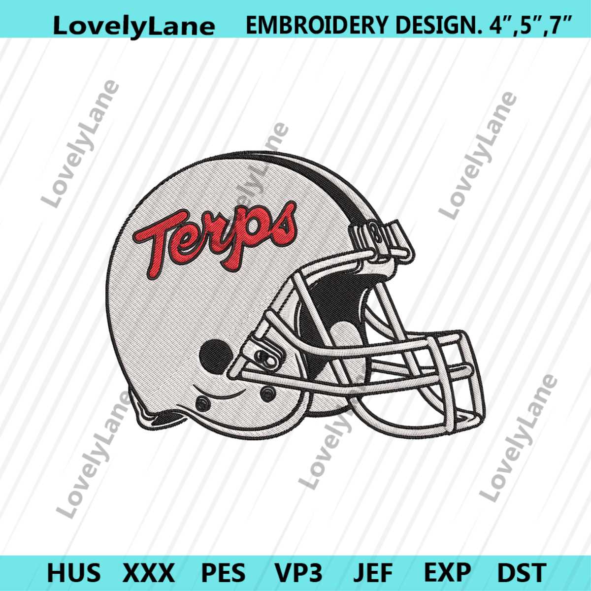 Iowa Hawkeyes Helmet Embroidery Design Download File. | Inspire Uplift