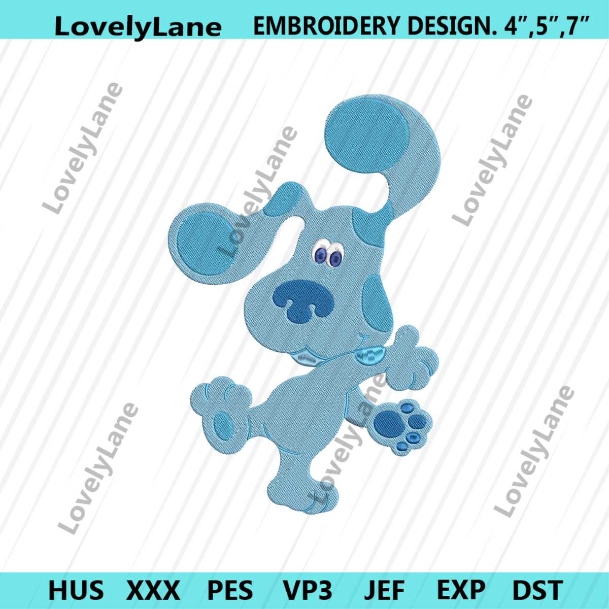 Blues Clues Embroidery Design, Blues Clues Characters Machin | Inspire ...