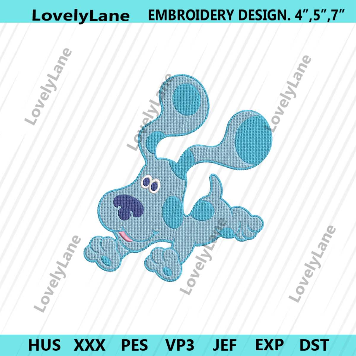 Cute Blues Clues Machine Embroidery Designs, Blues Clues Cha | Inspire ...