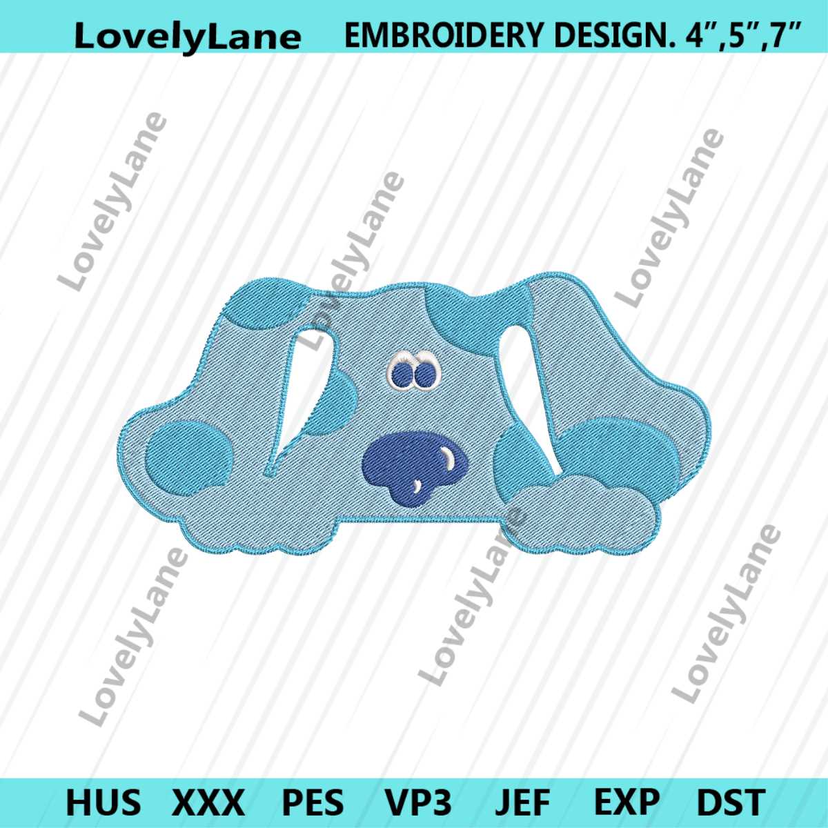 Hiding Blues Clues Embroidery Download Instant, Blues Clues | Inspire ...