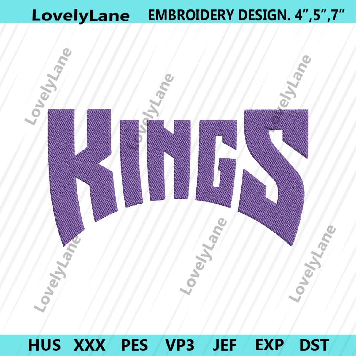 Sacramento Kings Jersey Logo NBA Embroidery Design Files, Sa | Inspire ...