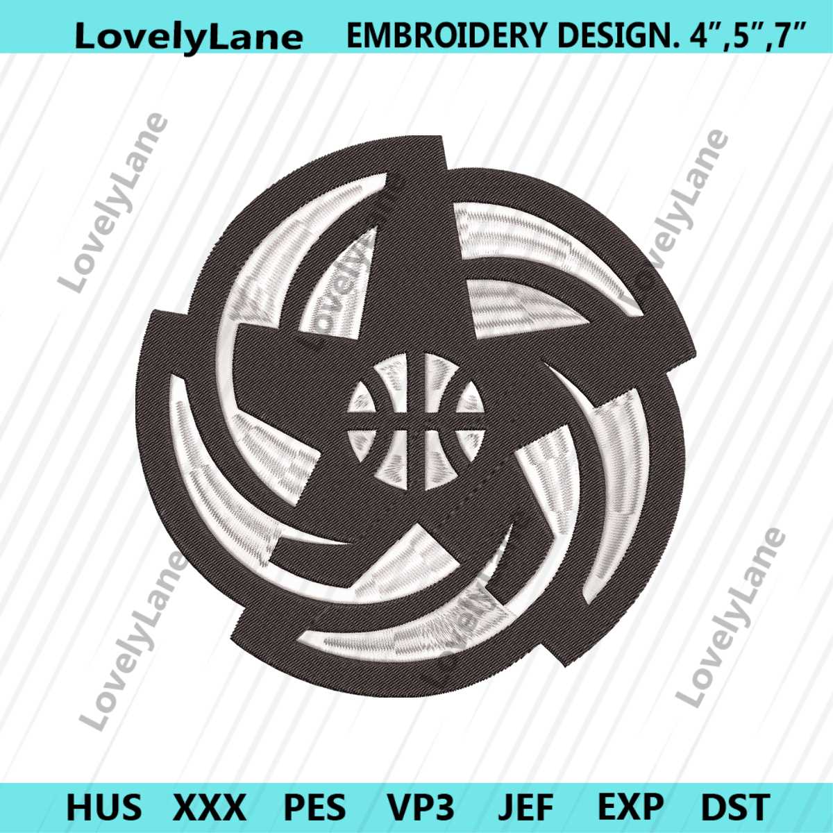 NBA San Antonio Spurs Logo Symbol Embroidery Files, San Anto | Inspire ...