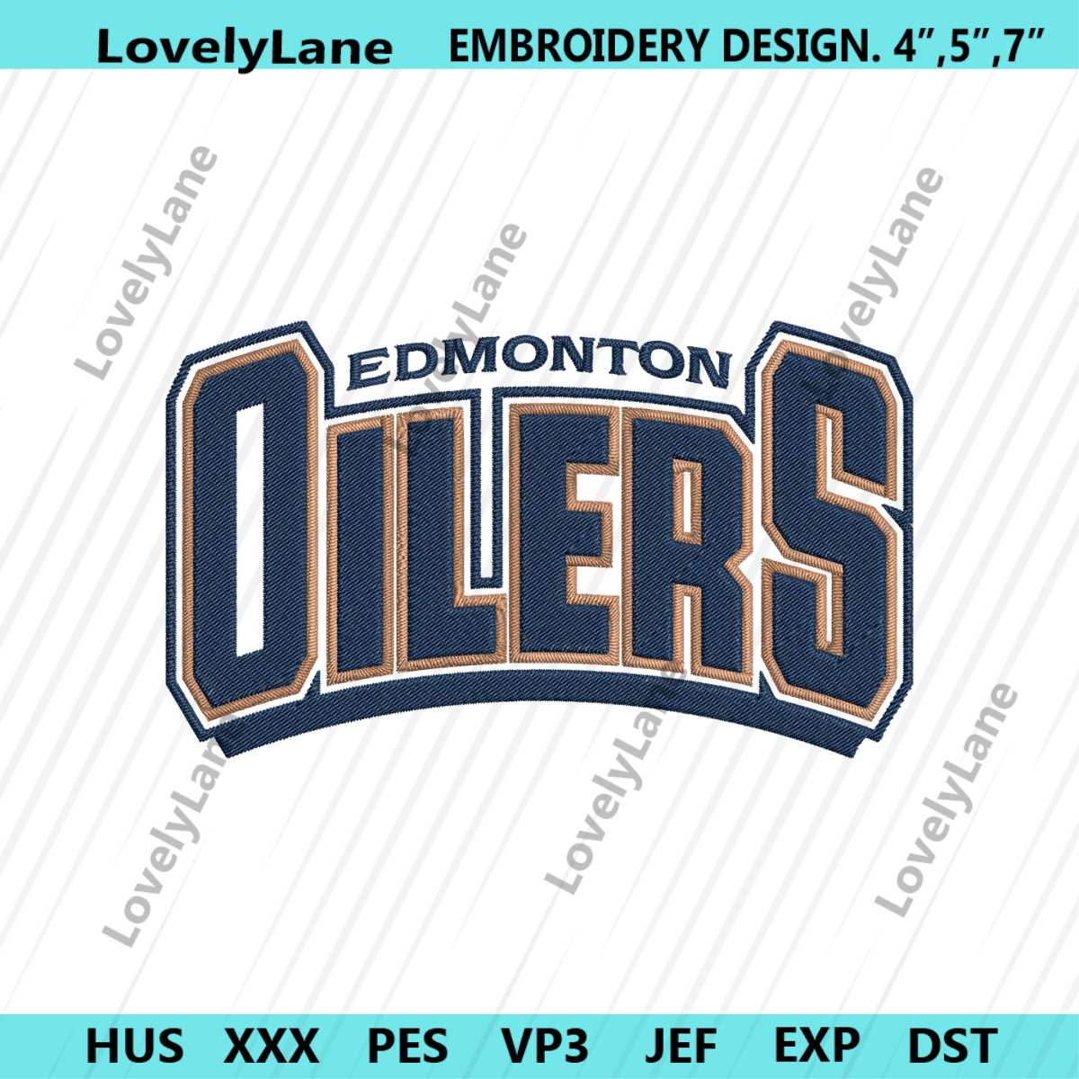 Edmonton Oilers Wordmark Logo Machine Embroidery, Edmonton O | Inspire ...
