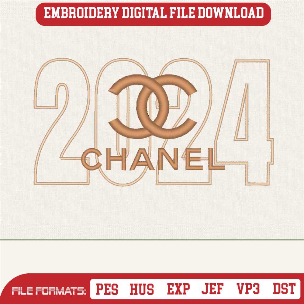 Chanel 2024 logo machine embroidery design new download | Inspire Uplift