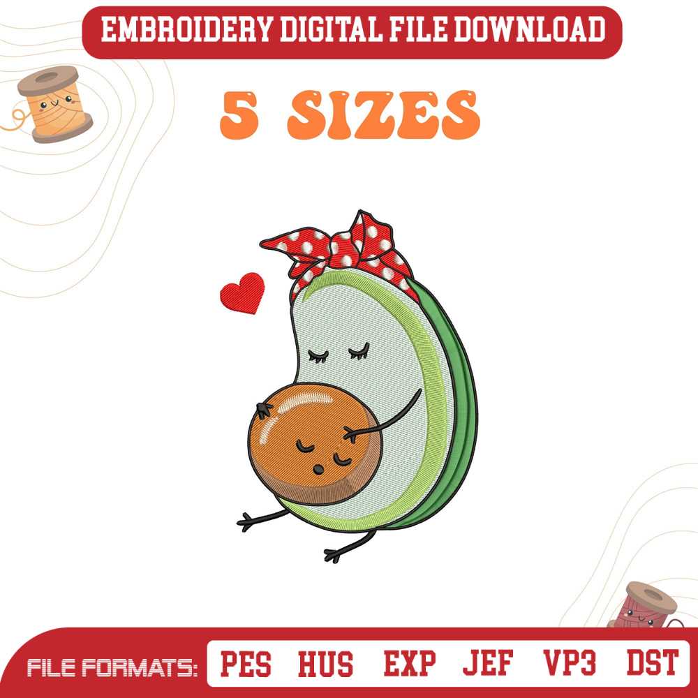 Mamacado Embroidery Design 5 Sizes, Mama Embroidery File, 61 | Inspire ...