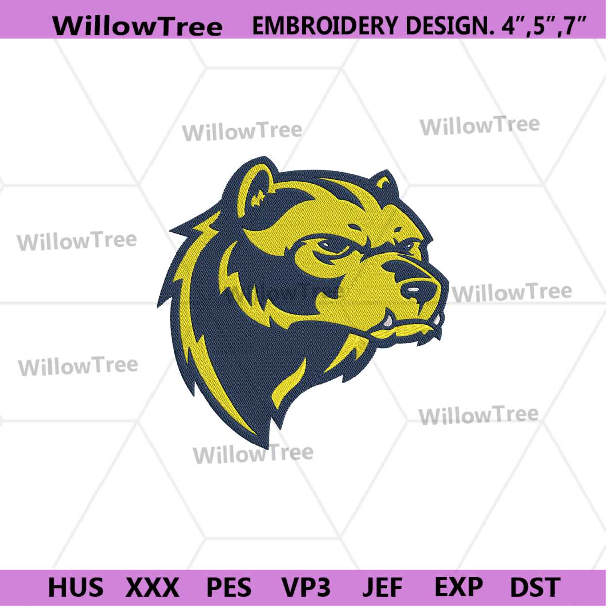 Michigan Wolverines Logo Embroidery Design, Michigan Wolveri | Inspire ...