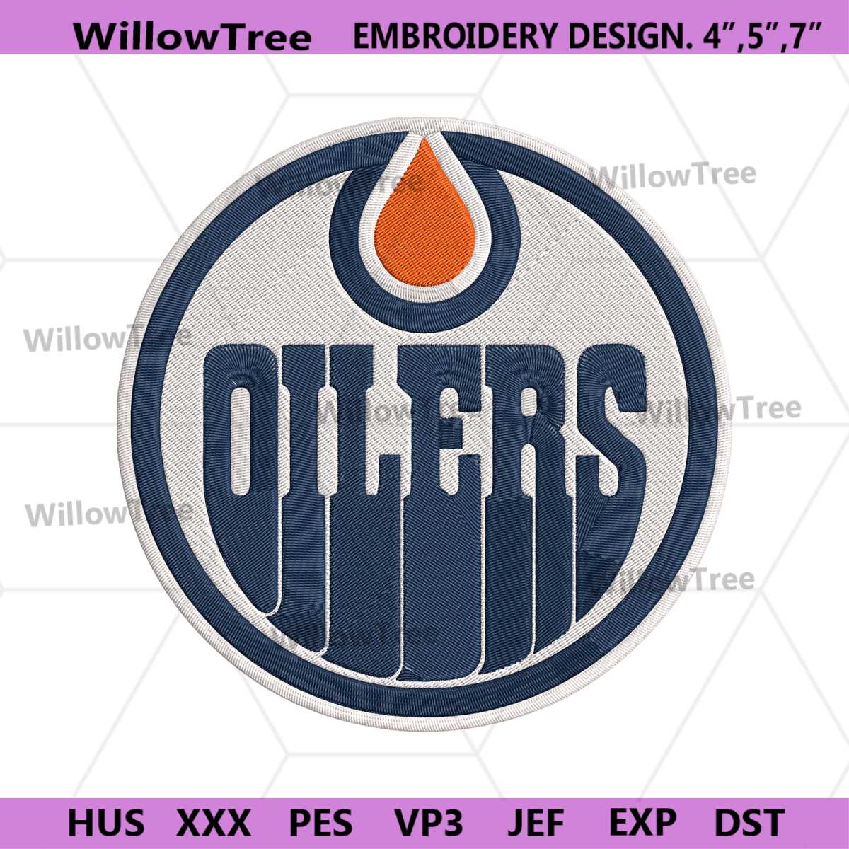 Edmonton Oilers Logo NHL Embroidery Design, Edmonton Oilers | Inspire ...