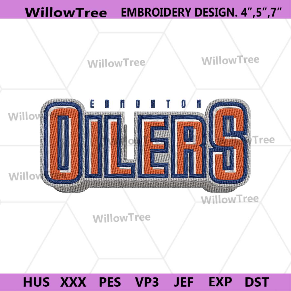 NHL Hockey Embroidery Designs, NHL Edmonton Oilers Embroider | Inspire ...