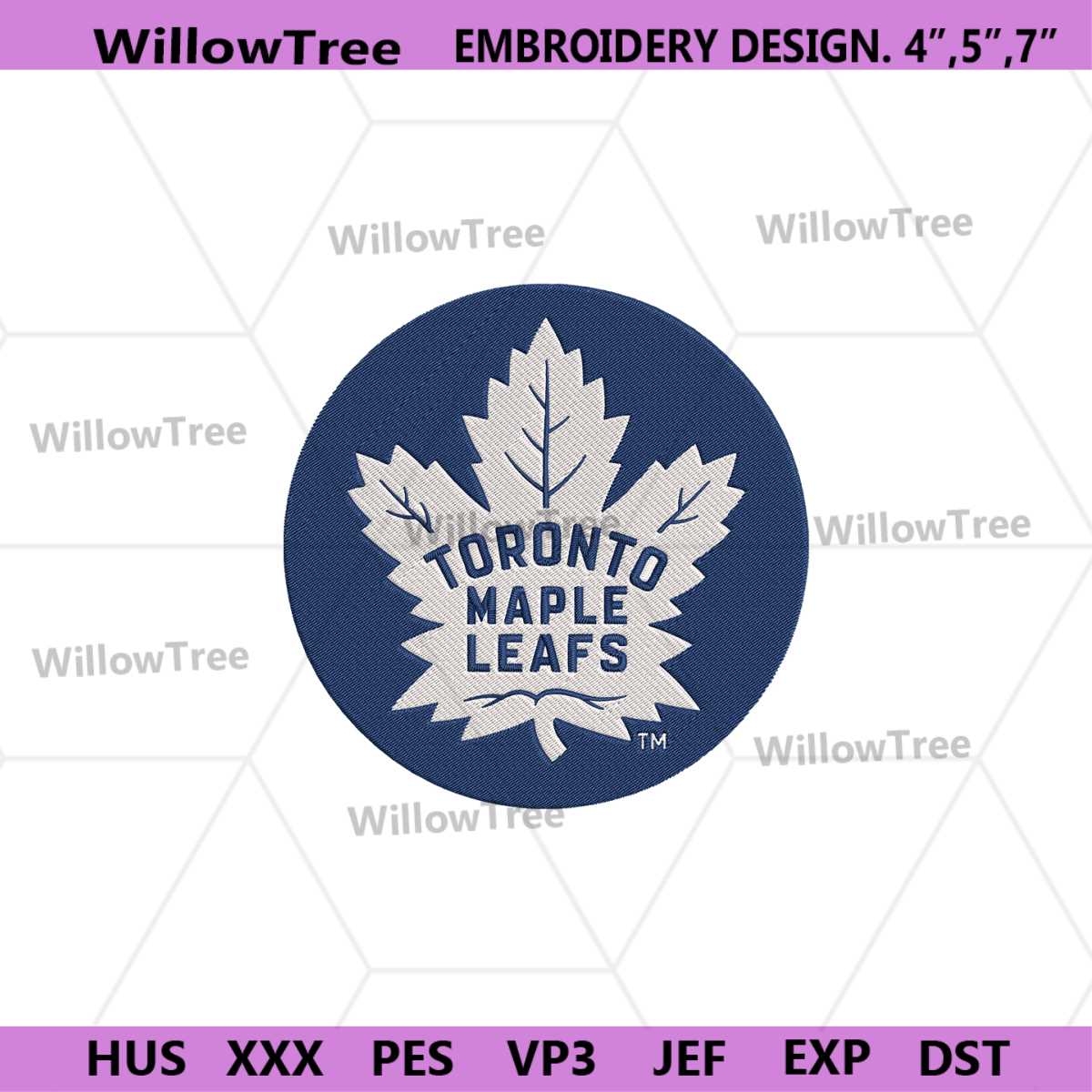 Toronto Maple Leafs NHL Embroidery File, Toronto Maple Leafs | Inspire ...