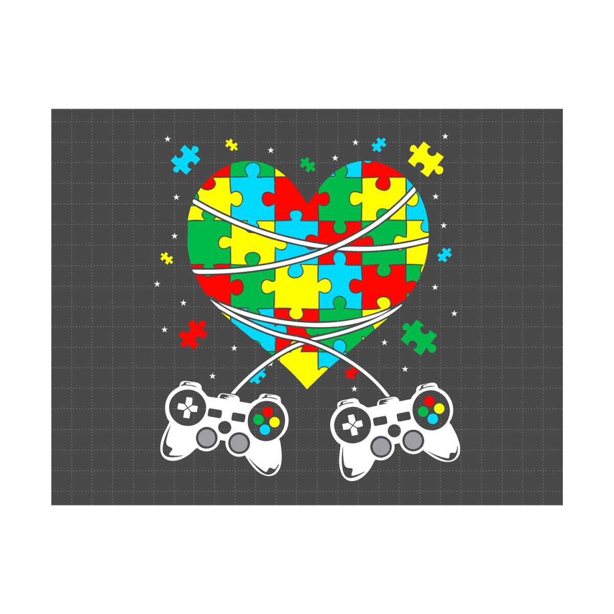 Autism Gaming Svg, Game Lover Svg | Inspire Uplift