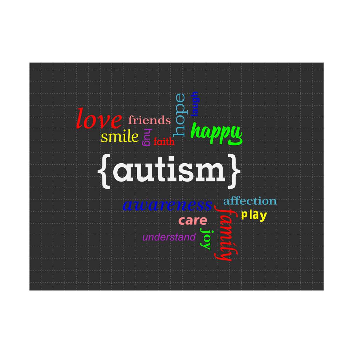 Autism Materials Svg, Autism Light Bulb Svg | Inspire Uplift