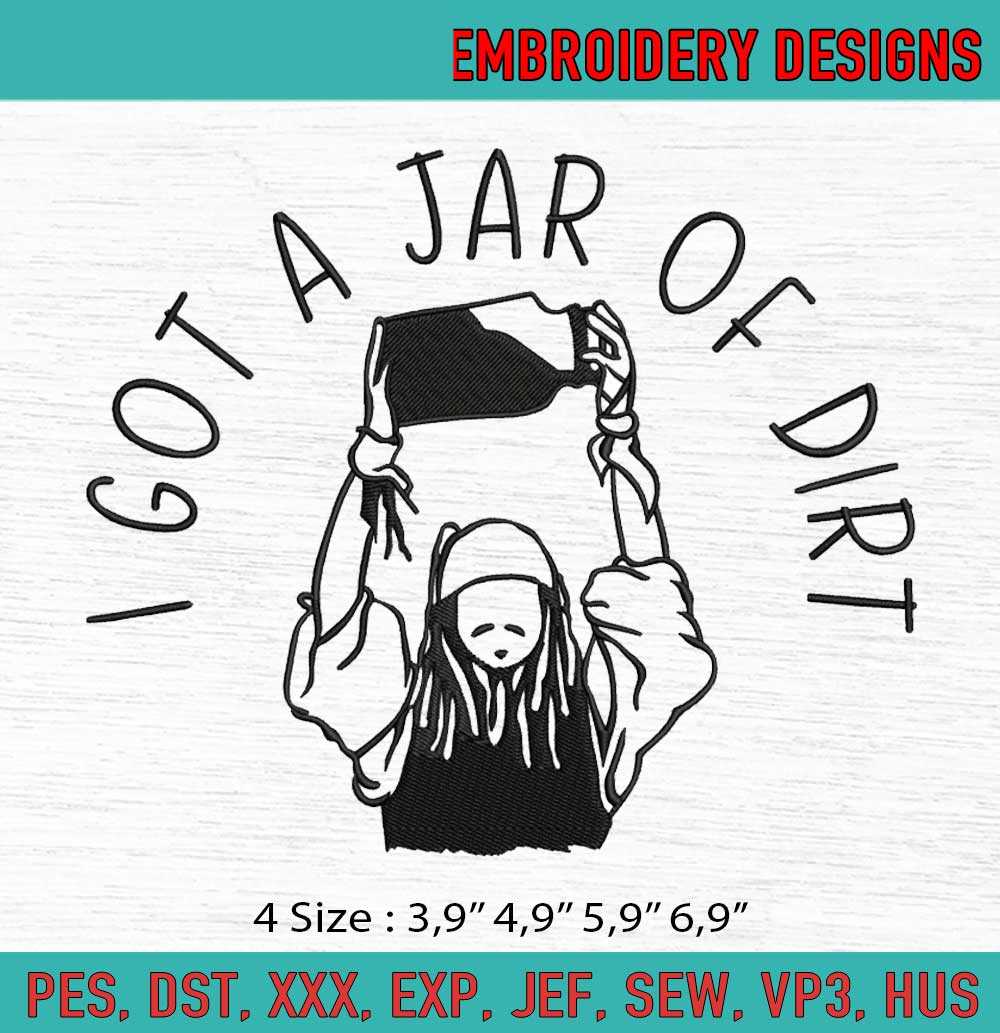 Johnny Depp EmbroideryI Got A Jar Of Dirt Embroidery Jack Sp | Inspire ...