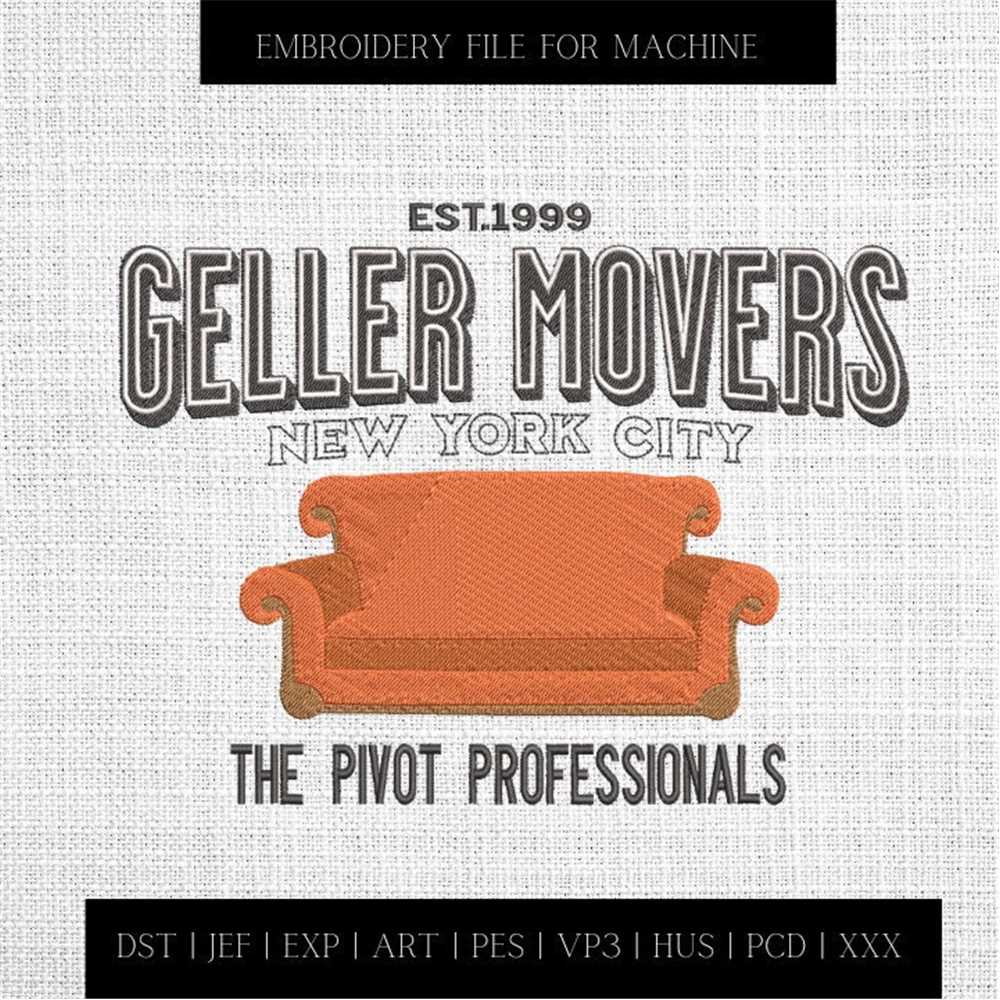 Friends embroidery designs, Friends Pivot embroidery pattern | Inspire ...