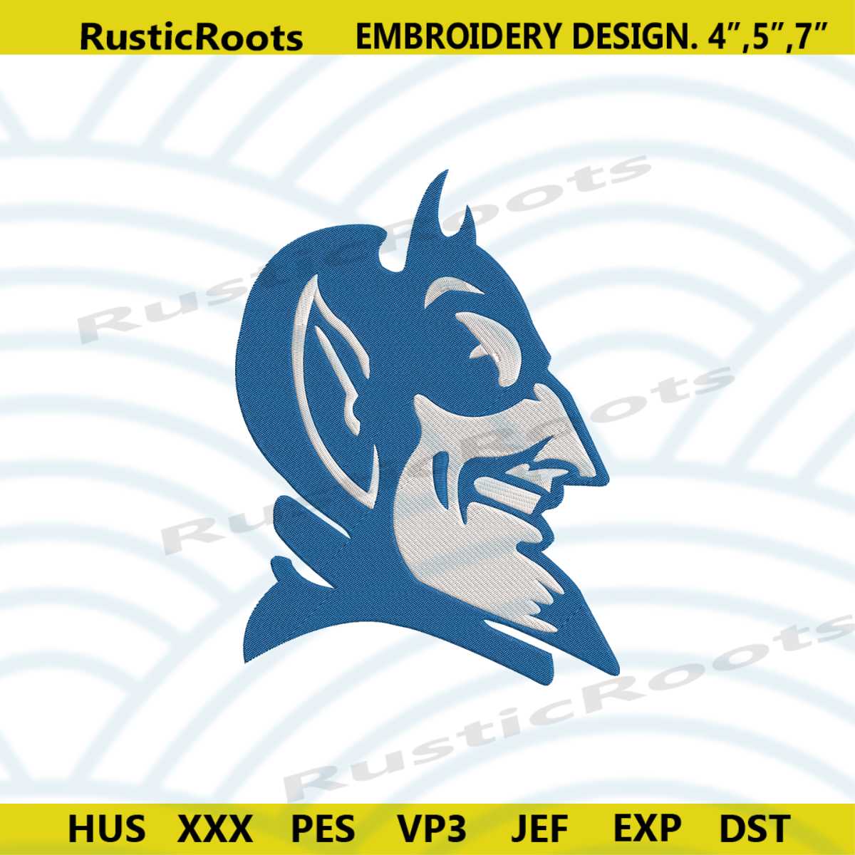 Duke Blue Devils Logo Embroidery Design, Duke Blue Devils Sy | Inspire ...