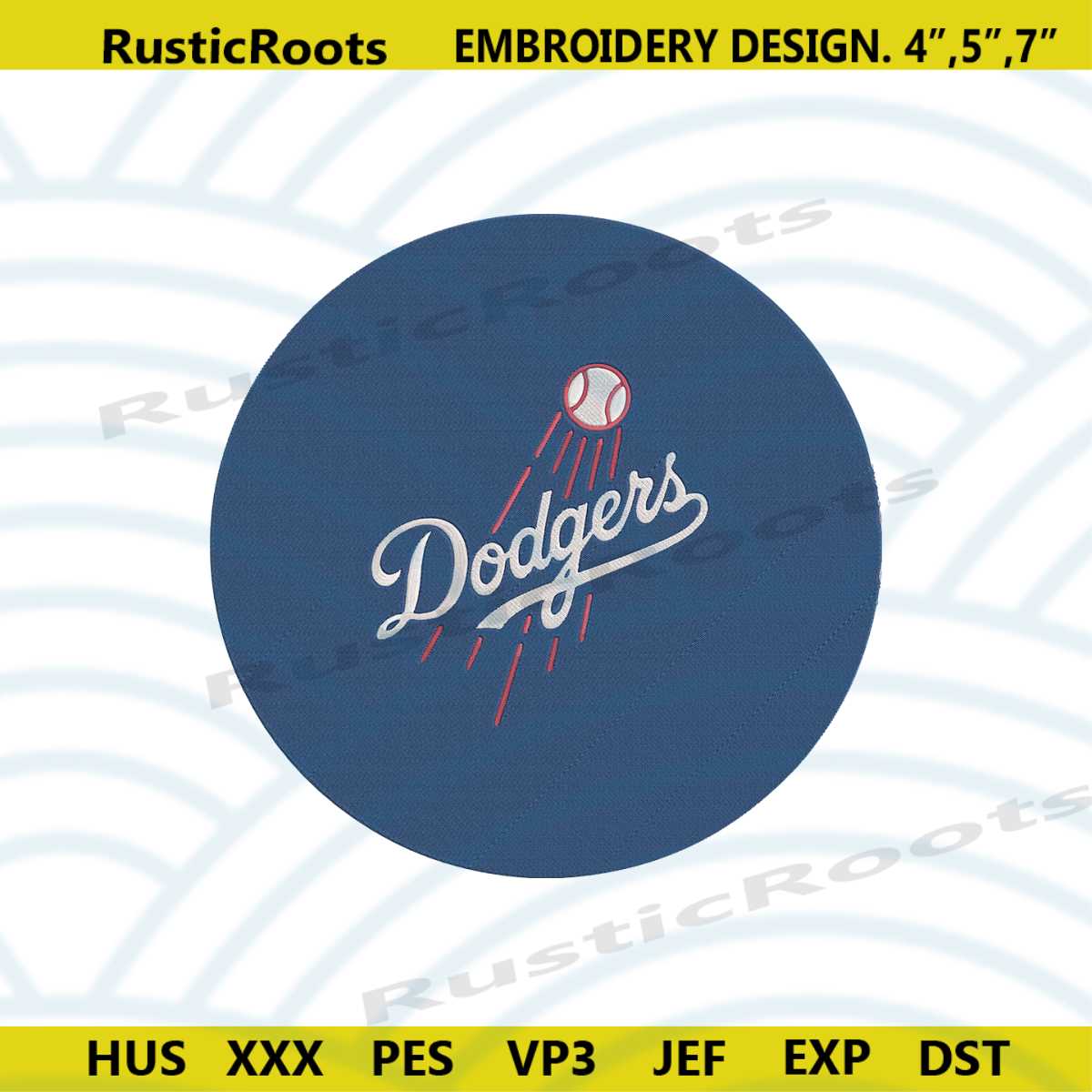Dodgers Logo Machine Embroidery Download, Dogers MLB Embroid | Inspire ...