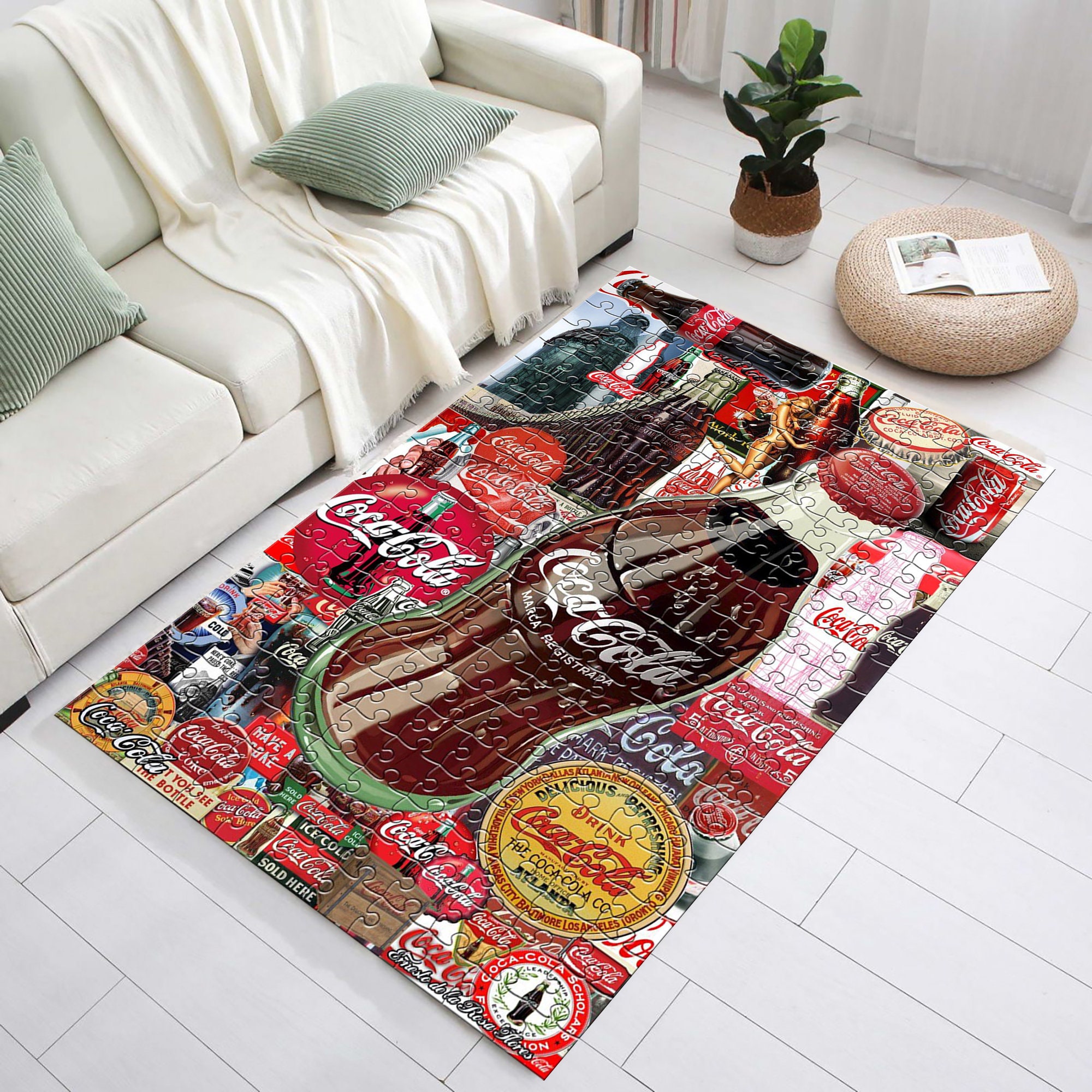 Coca Cola Rug, Coca Cola Bottle Rug, Cola Rug, Coke Rug, Kit | Inspire ...