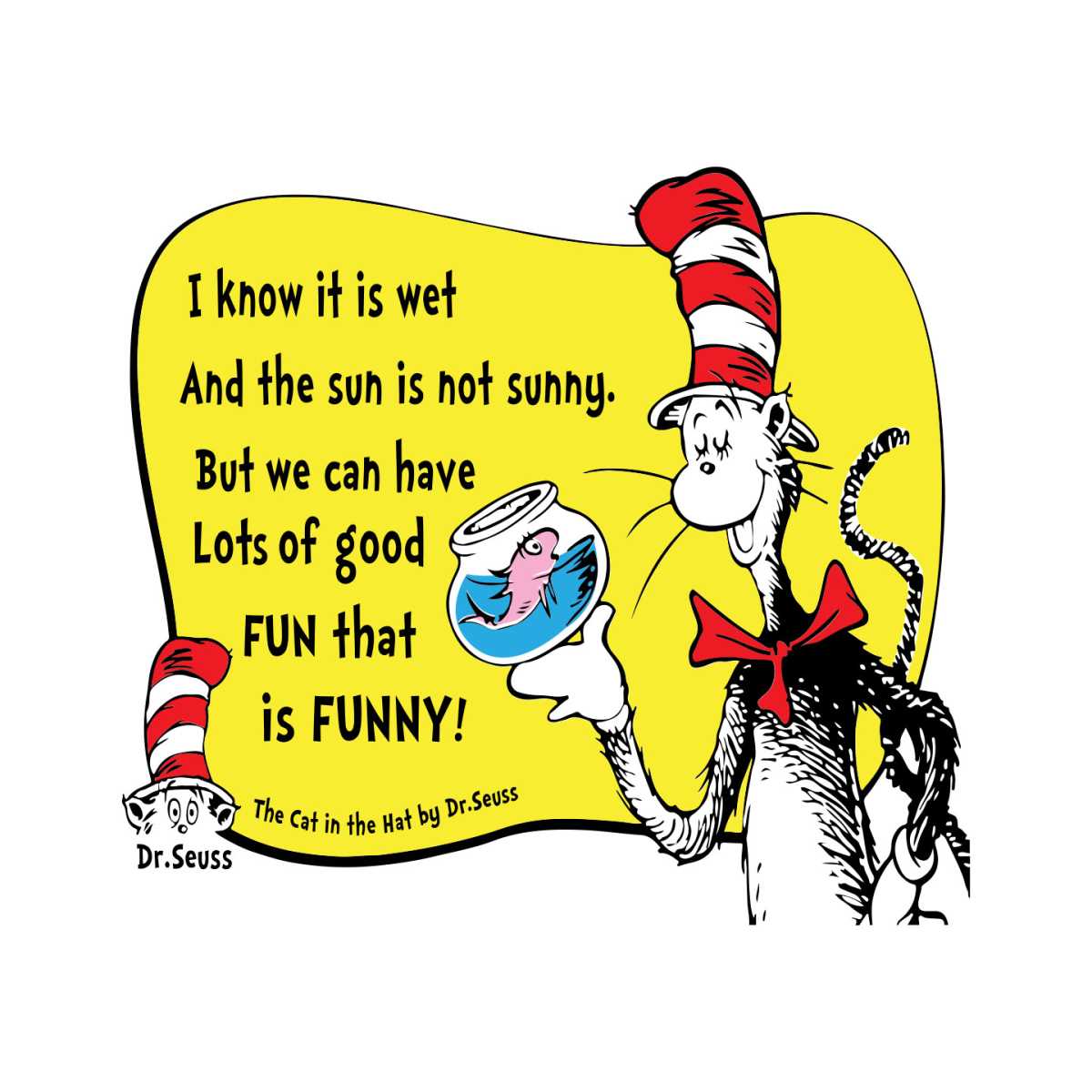 The Cat In The Hat By Dr Seuss Quotes Svg, Dr Seuss Svg, Cat | Inspire ...