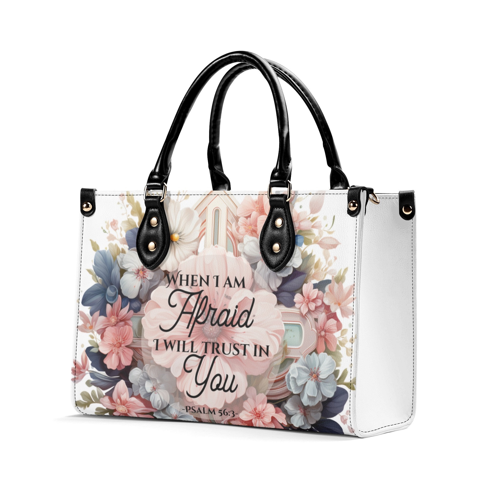 Christian Bag Shoulder Handbag, Bible Verses Bible Cover Bag | Inspire ...