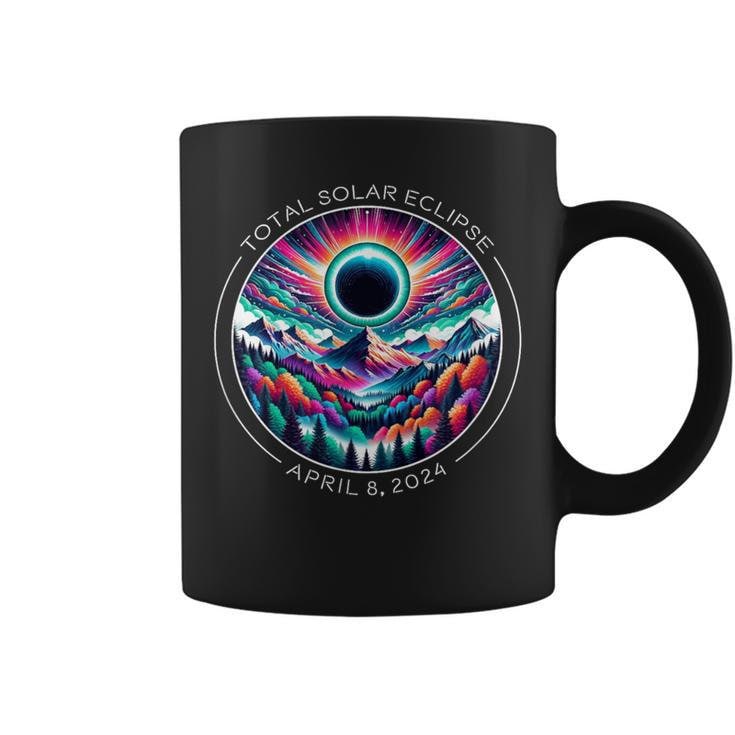 2024 Total Solar Eclipse Artsy Colorful Totality Landscape C - Inspire ...