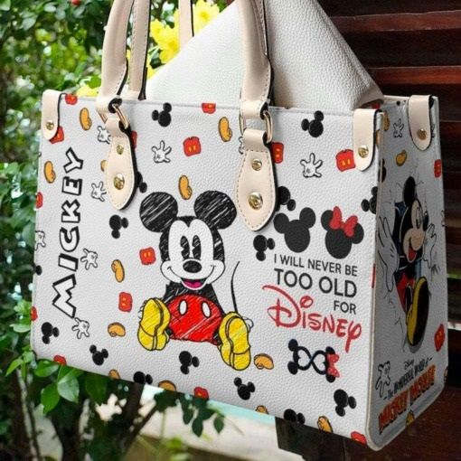 Mickey Leather Handbag, Disney Mickey Leather Handbag, 100 Y | Inspire ...