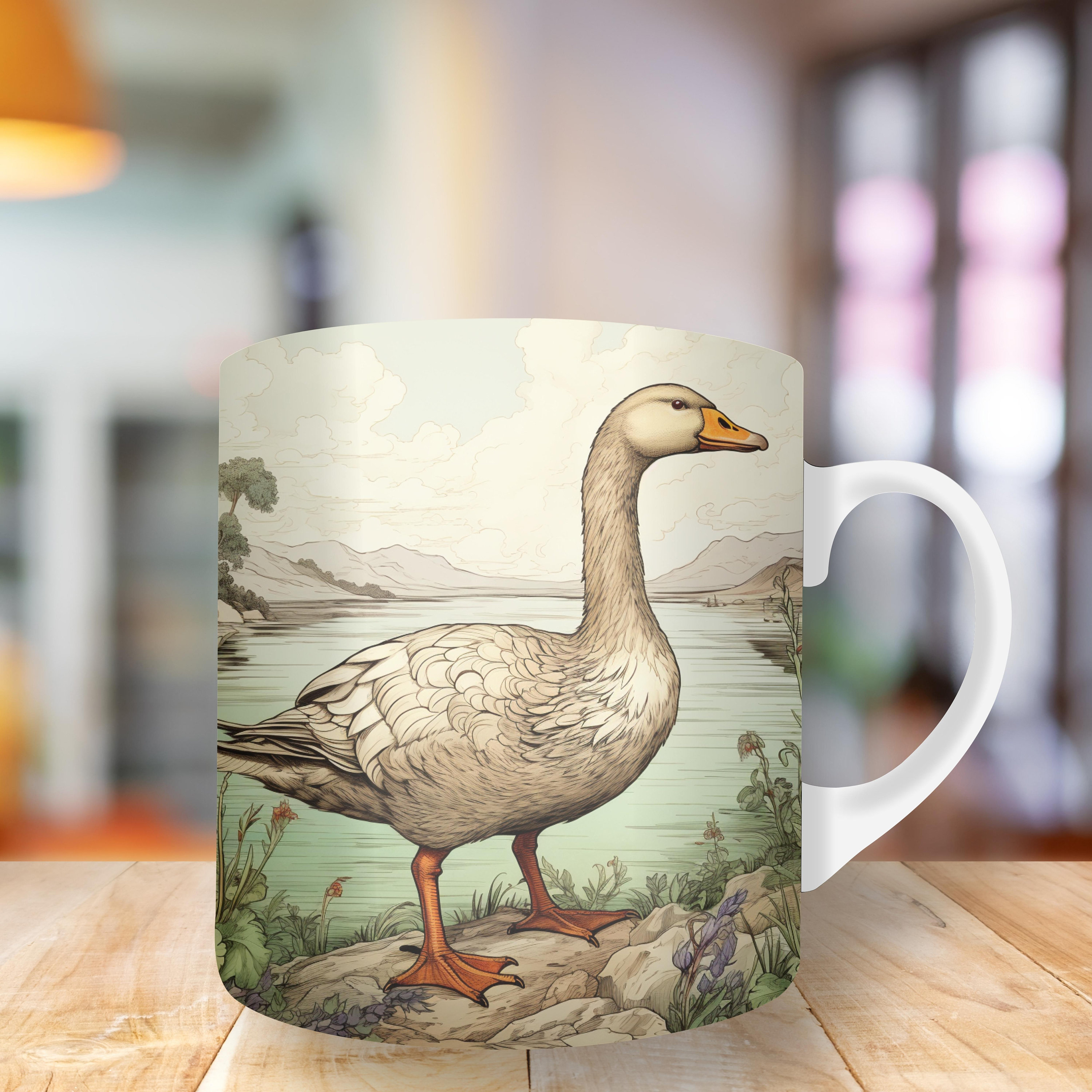 vintage goose lake mountain Mug, 11oz And 15oz Mug, Mug Desi | Inspire ...