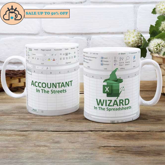 Accountant In The Street Wizard In The Spreadsheets Mug - Inspire Uplift