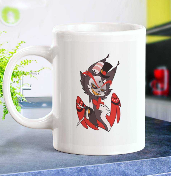 Hazbin Hotel Mug Husk Mug, Hazbin Hotel Cartoon Ceramic Mug, | Inspire ...