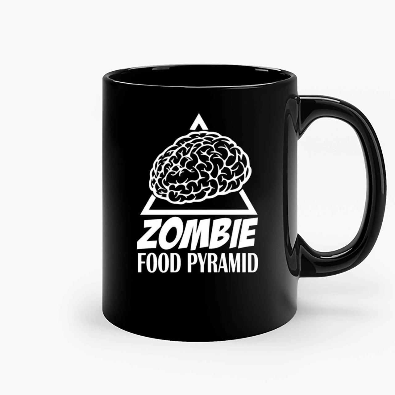 Zombie Food Pyramid Ceramic Mugs, Gift For Him, Gift For Her | Inspire ...