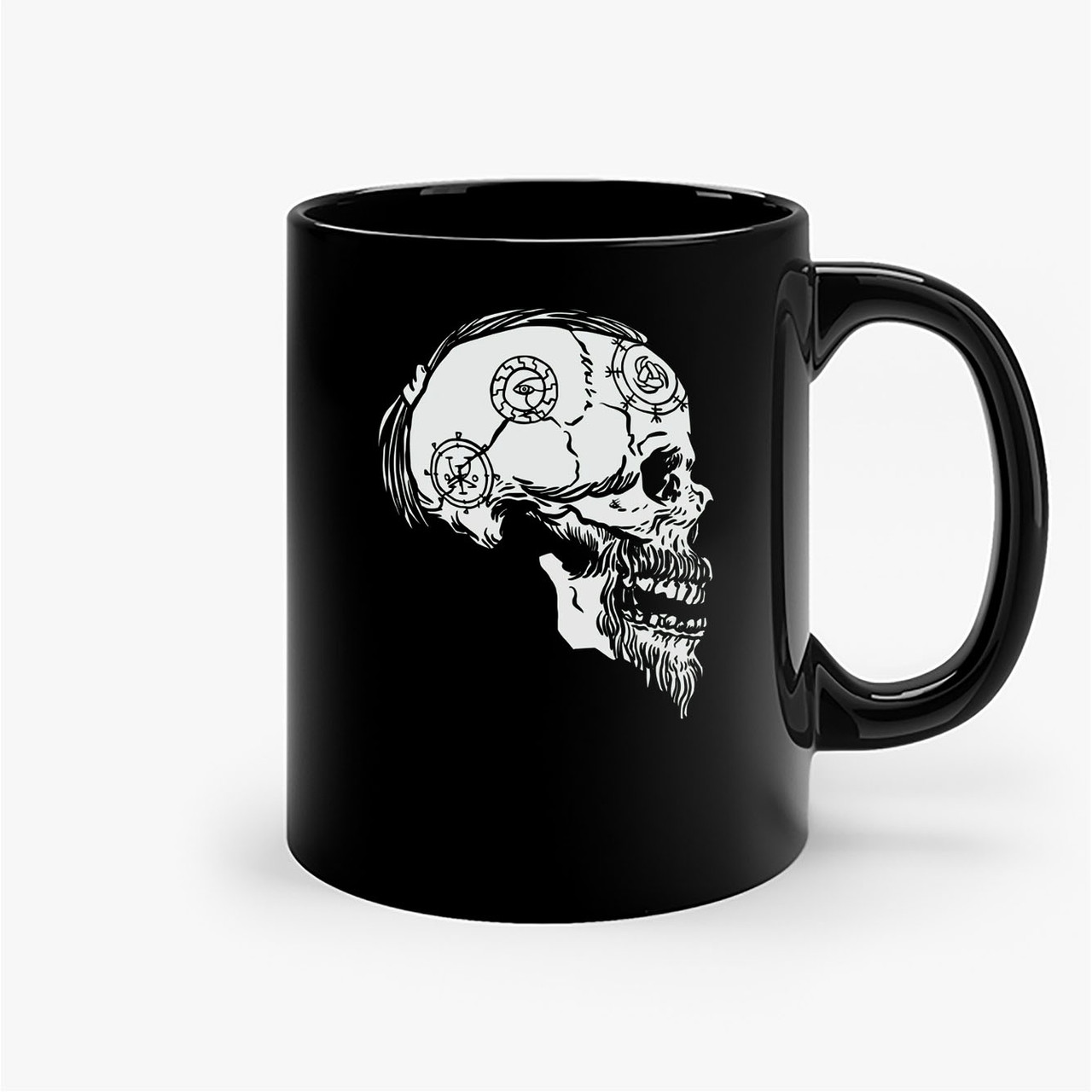 Viking Skull Thor Walhalla Northern Mythology Ceramic Mug, F | Inspire ...