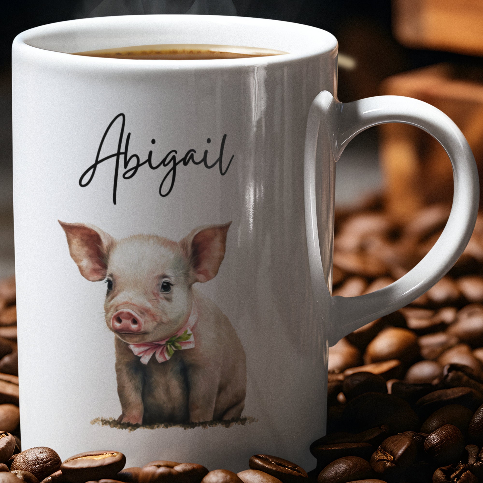 Shop Pig Mugs - Adorable Farm Animal Coffee Cups | Inspire Uplift