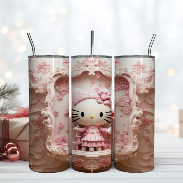 Royal Hello Kitty Tumbler 20oz, Birthday Gift Mug, Skinny Tu | Inspire ...