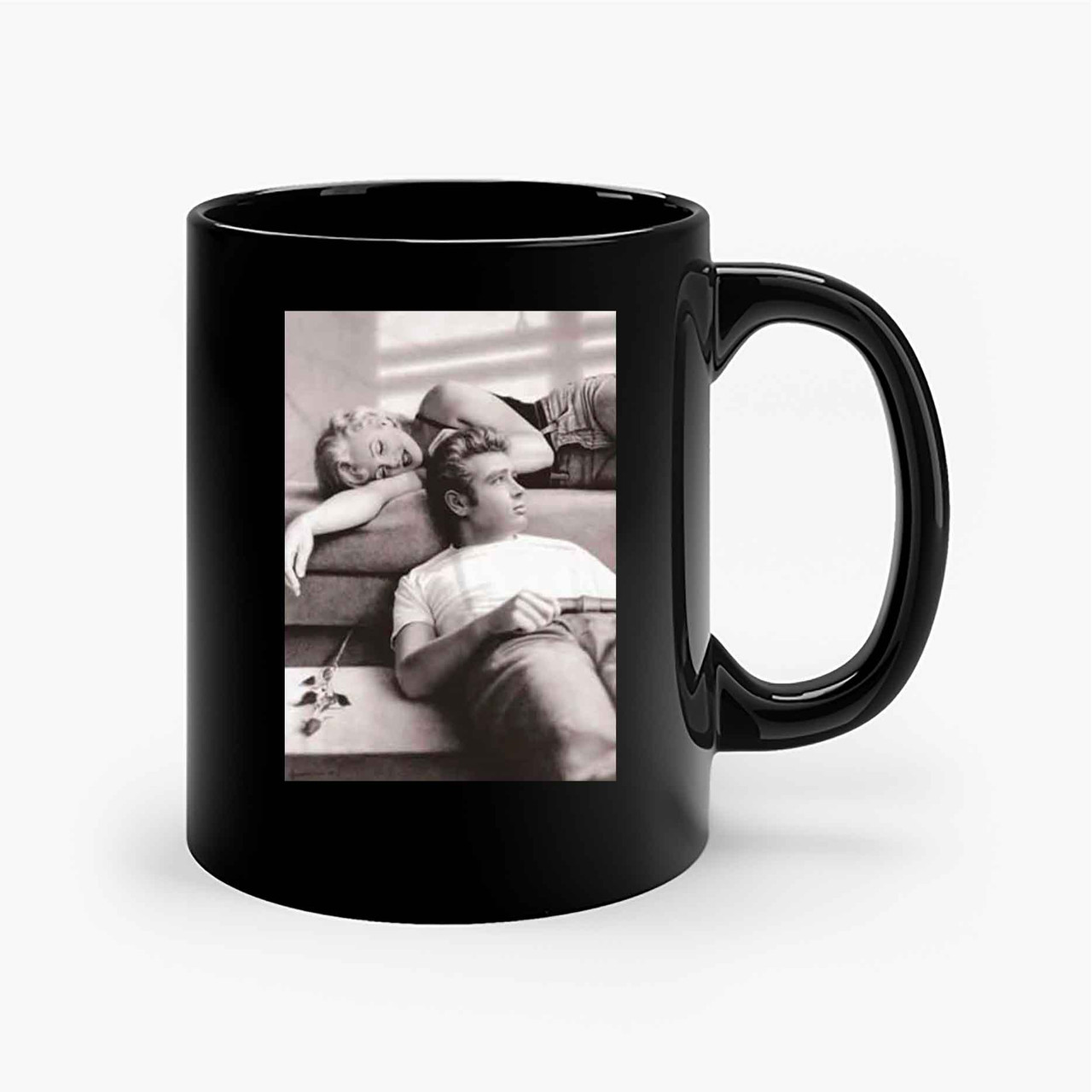 Marilyn Monroe James Dean Ceramic Mugs, Funny Mug, Gift for | Inspire ...