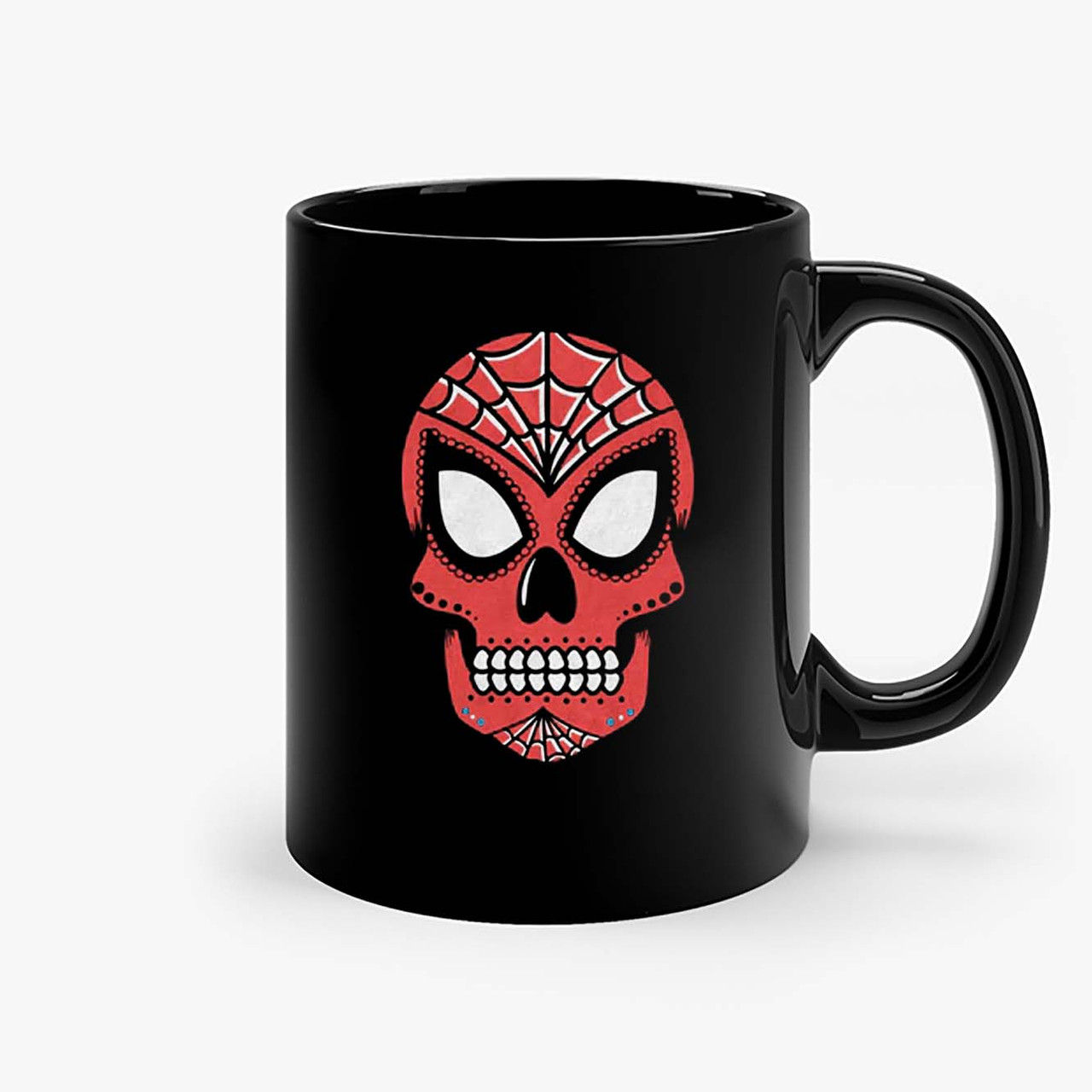 Marvel Halloween Spider-Man Sugar Skull Ceramic Mugs, Funny | Inspire ...