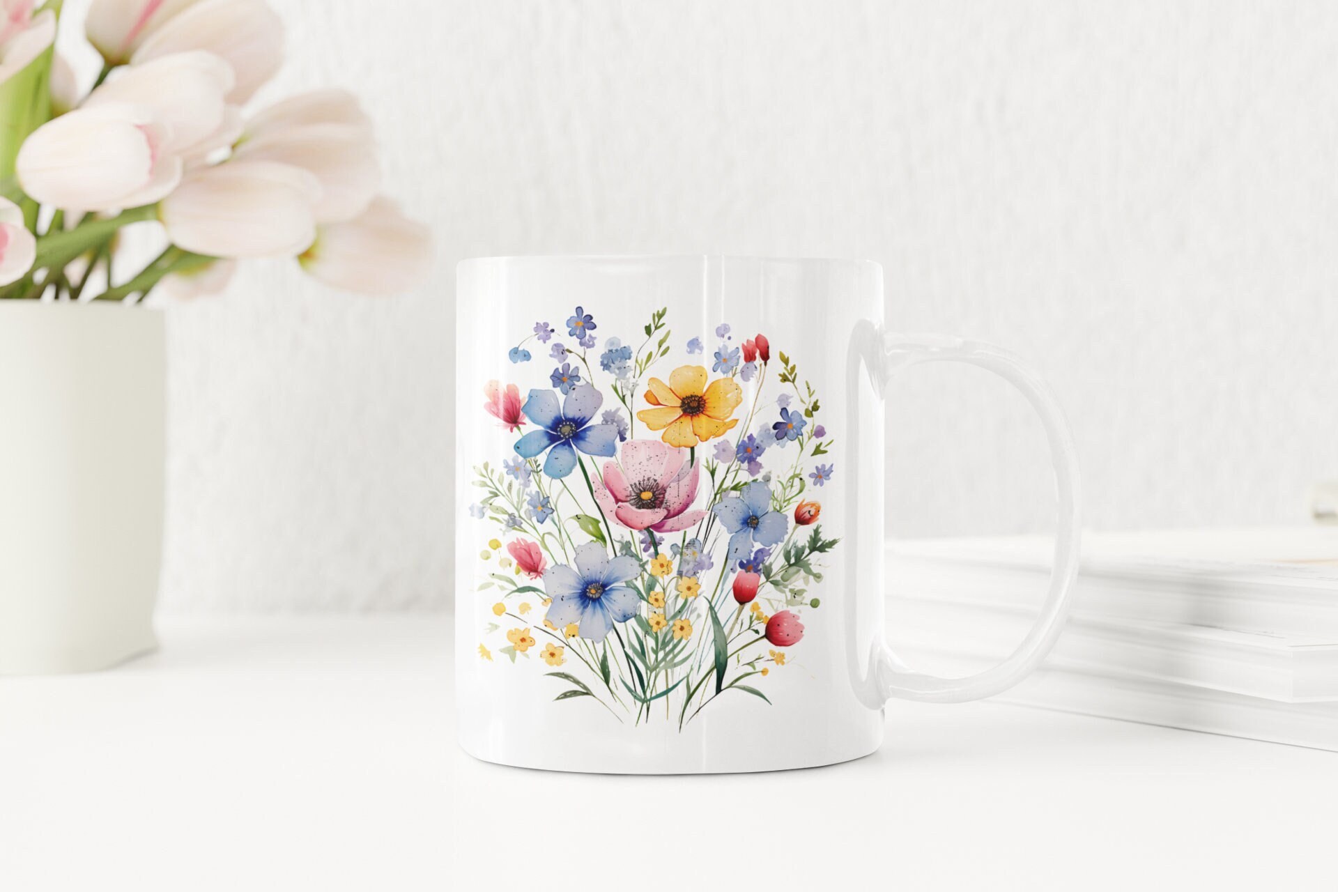 Floral Mugs For Coffee & Tea | Inspire Uplift