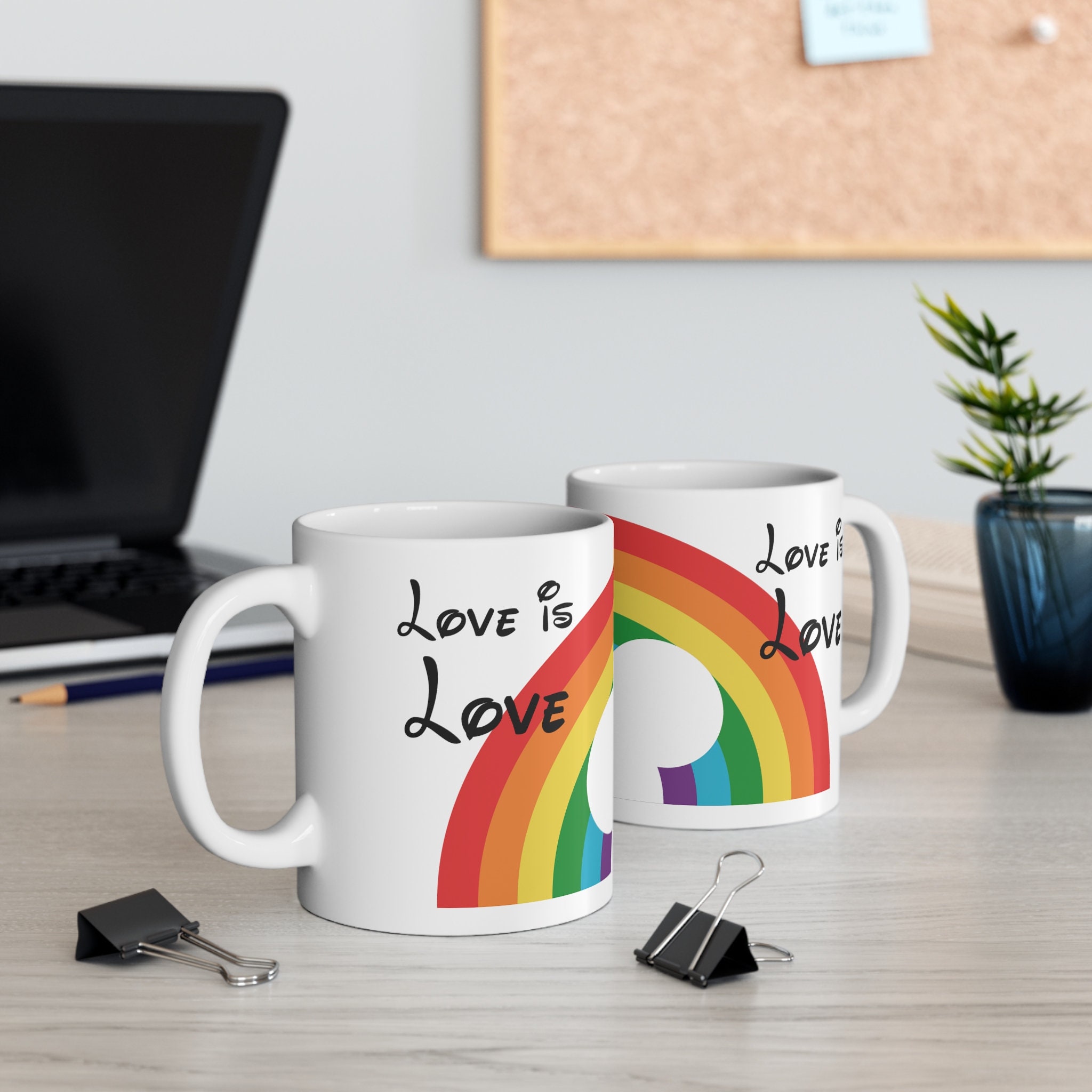 Shop Pride Mugs - Rainbow Coffee Cups | Inspire Uplift