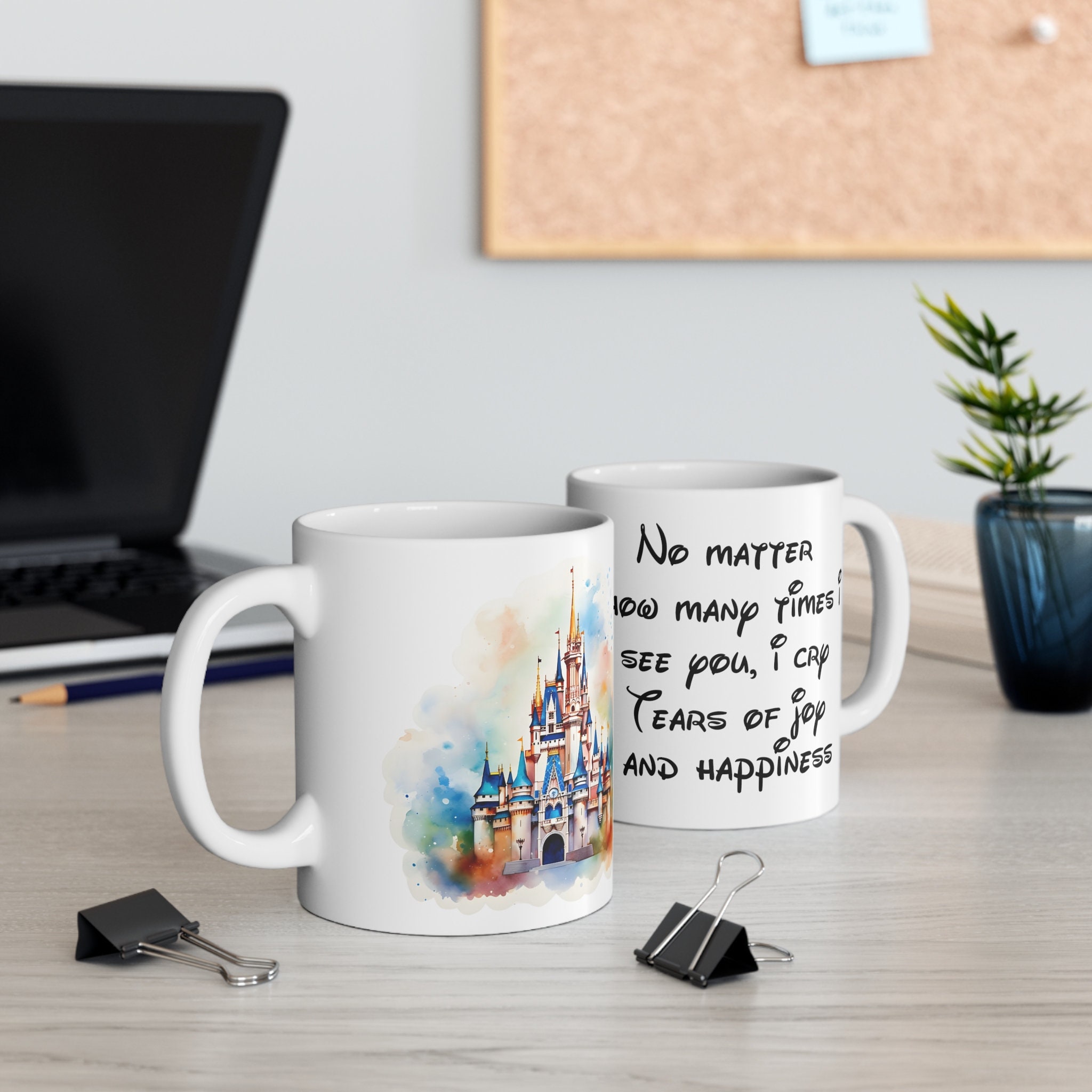 Disney Mug, Disney Quotes Mug, No Matter How Many Times I Se | Inspire ...