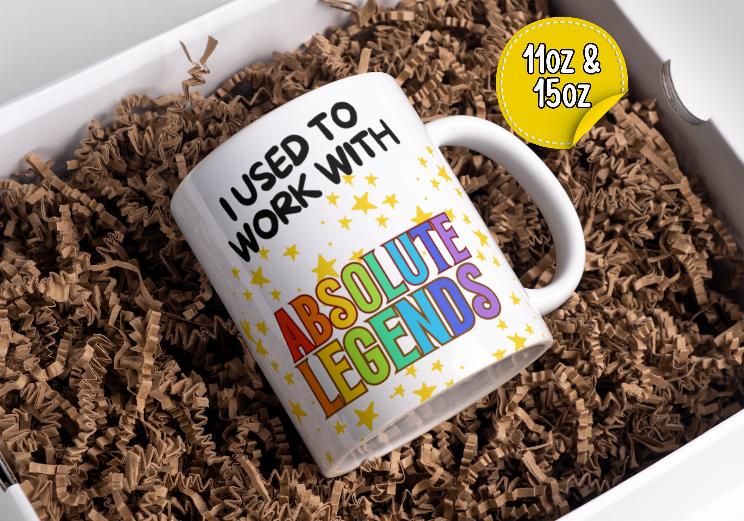 I Used To Work With Absolute Legends Mug, Gift New Job Funny | Inspire ...