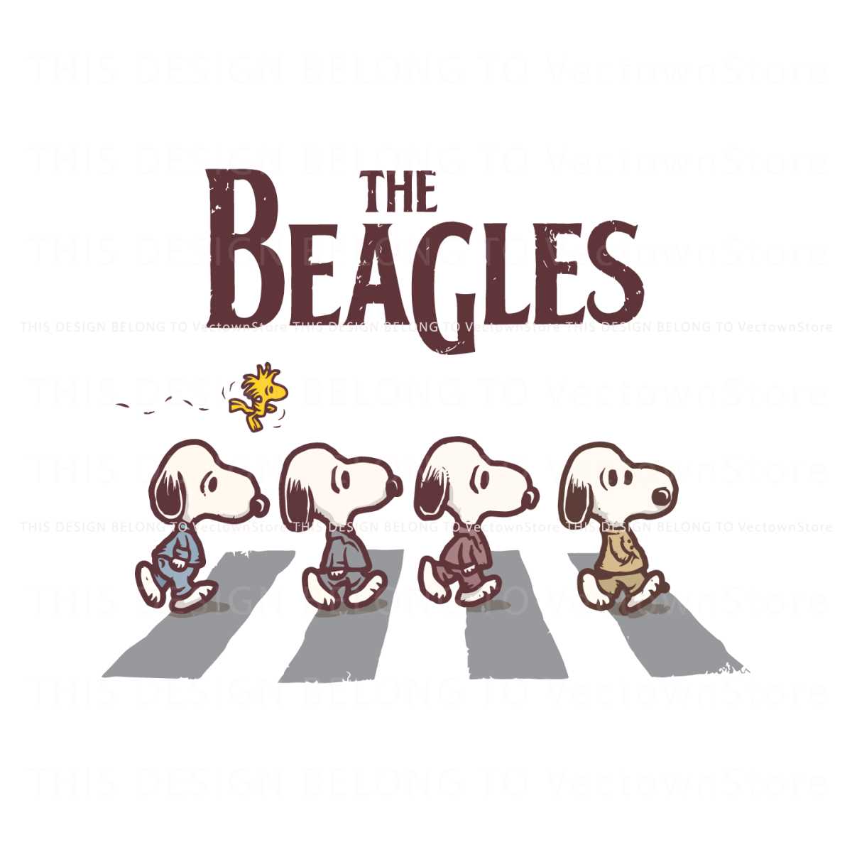 Disney Snoopy The Beagles Abbey Road SVG Cricut File, Trendi | Inspire ...