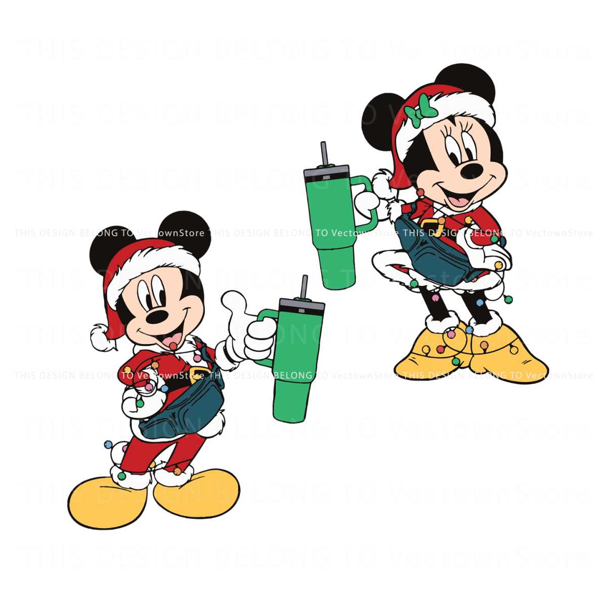 Funny Mickey Minnie Mouse Christmas Stanley SVG Download, Tr | Inspire ...