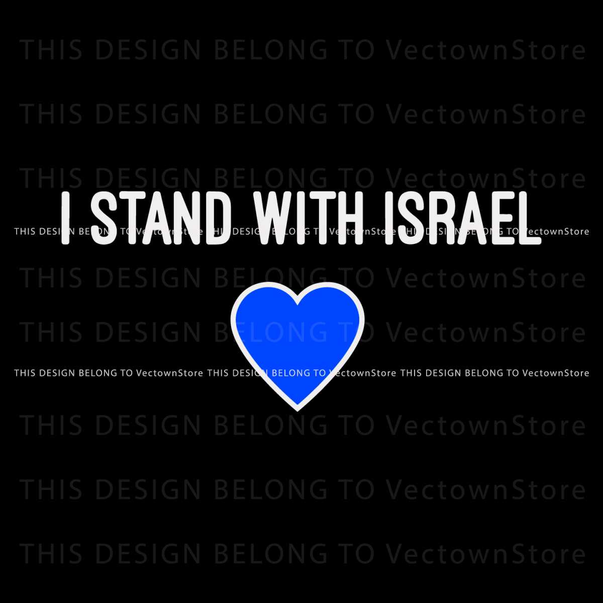 I Stand With Israel Stay Strong Israel SVG File For Cricut, | Inspire ...