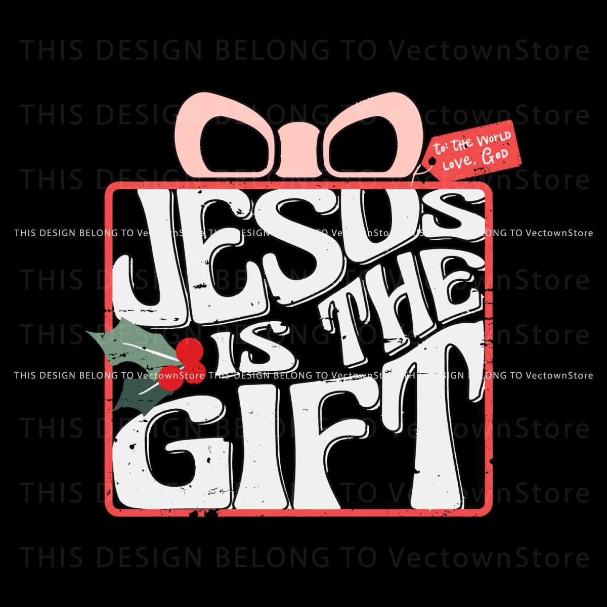 Jesus Is The Gift Christian Christmas SVG Digital Cricut Fil | Inspire ...