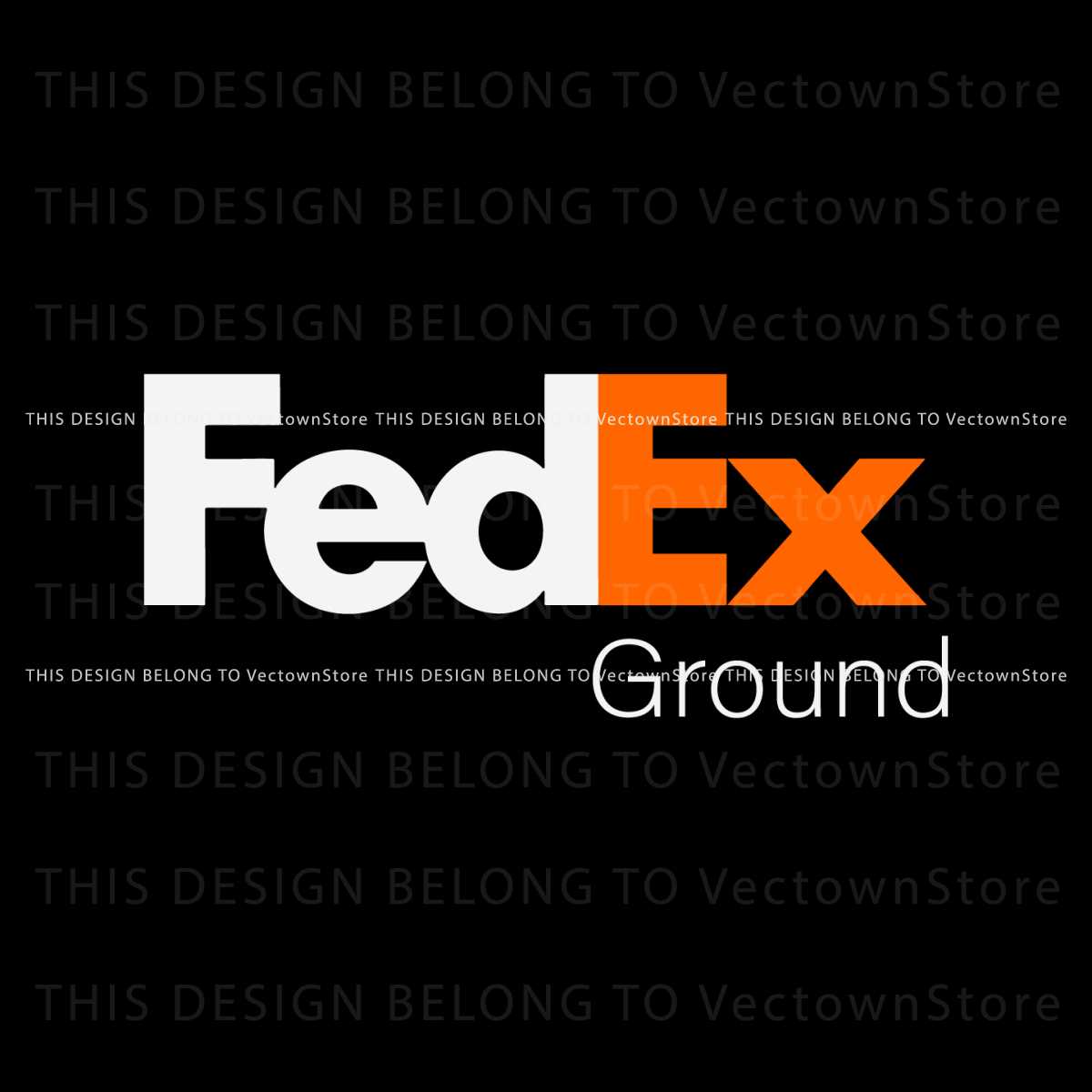 Vintage FedEx Ground Logo SVG Graphic Design File, Trending | Inspire ...
