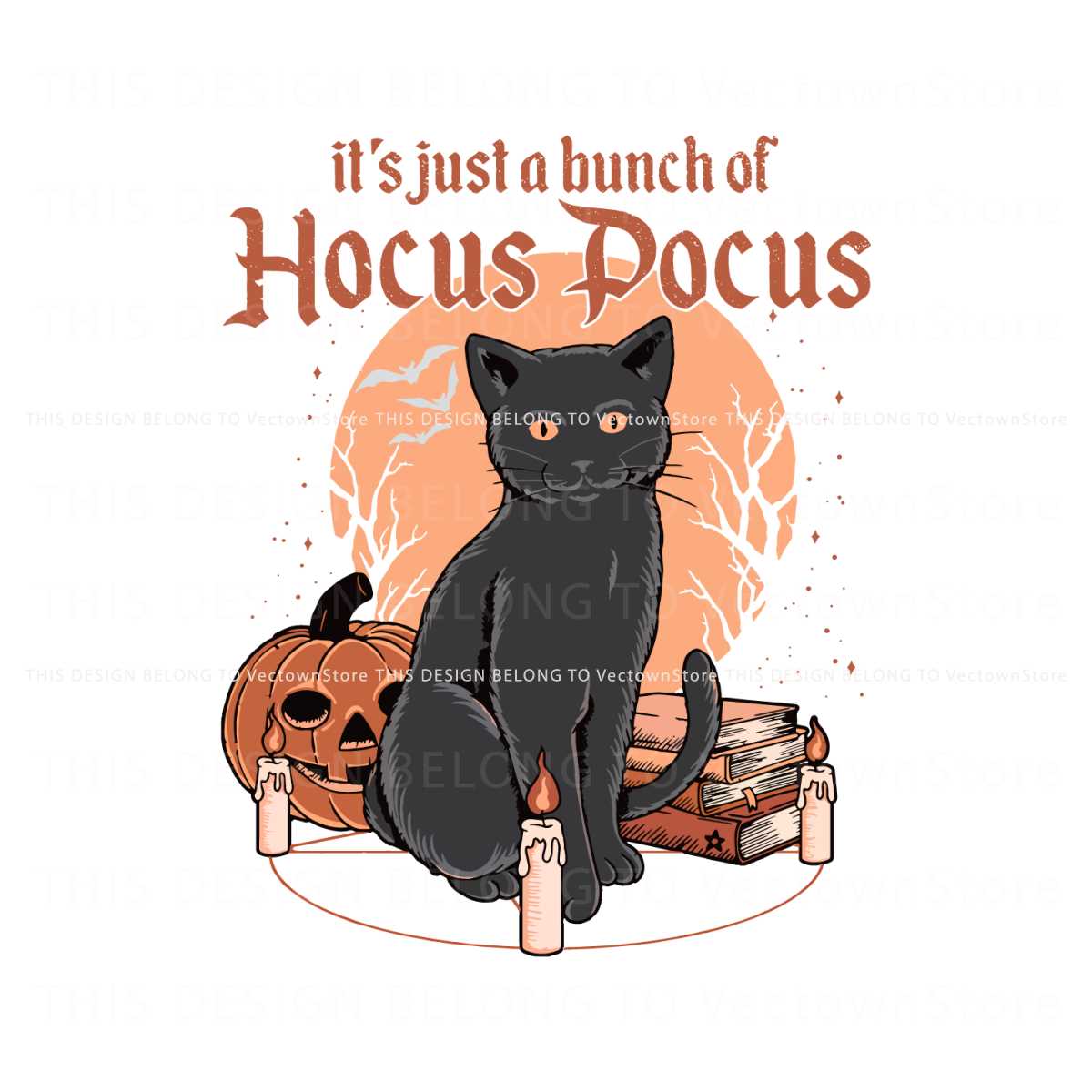 Vintage Just A Bunch Of Hocus Pocus Black Cat SVG Download, | Inspire ...