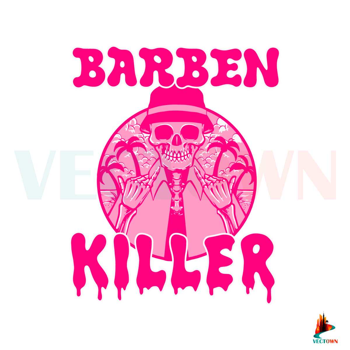Barben Killer SVG Skeleton Barbie SVG Cutting Digital File B - Inspire ...