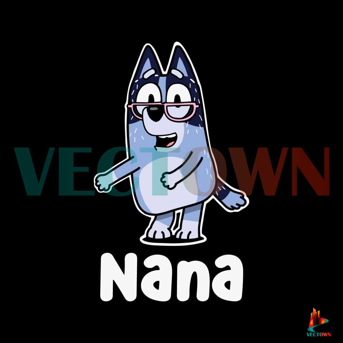 Bluey Chris Heeler Nana SVG Bluey Family SVG Digital File Be | Inspire ...