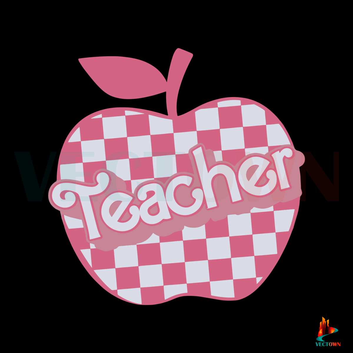 Checkered Teacher SVG Kindergarten Teacher SVG File For Cric - Inspire ...