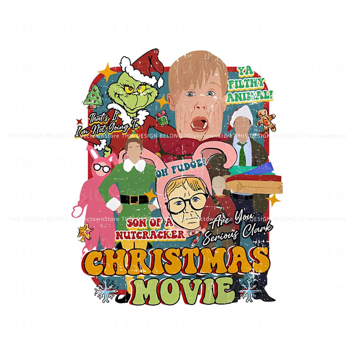 Christmas Movie Grinchmas Characters PNG Download File Best | Inspire ...